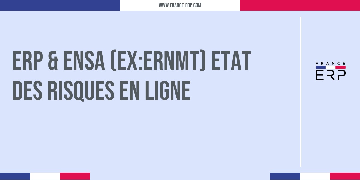 FRANCE ERP - Obtenir un ERP & ENSA (ERNMT) en ligne